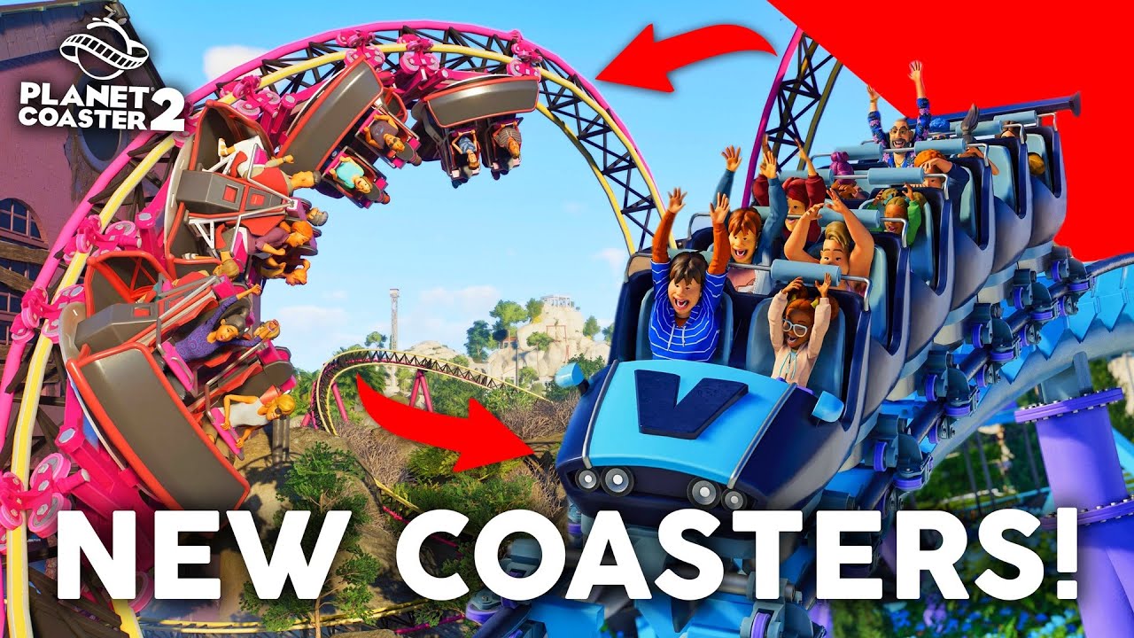 BRAND NEW Rides in Planet Coaster 2 & HUGE Update LIVE!! - YouTube