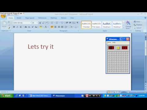 Minesweeper Cheat - YouTube