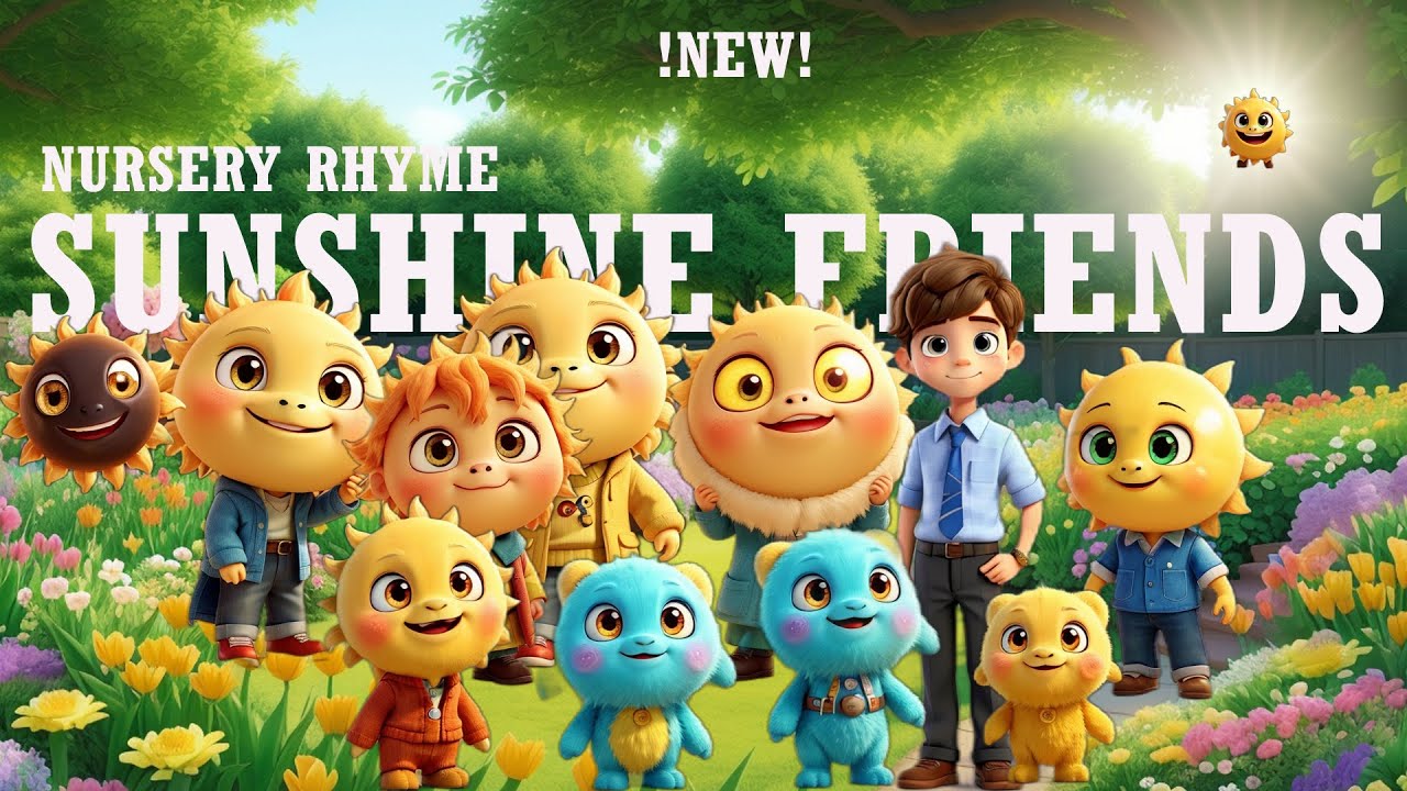 Sunshine Friends Rhyme for Kids | Animated Nursery Rhyme and ...