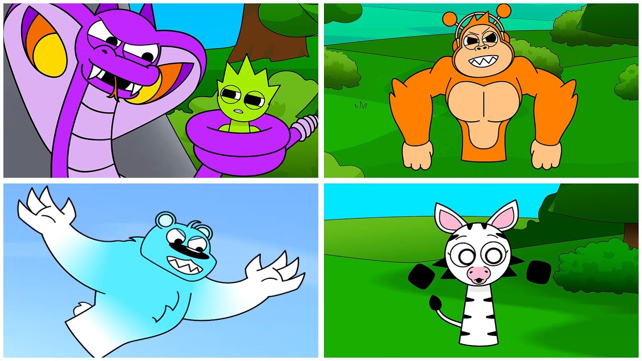 Unbelievable: SPRUNKI Turns into BEASTS (Cartoon Animation) - YouTube