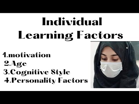 Individual Learning Factors, easily explained in Urdu, - YouTube