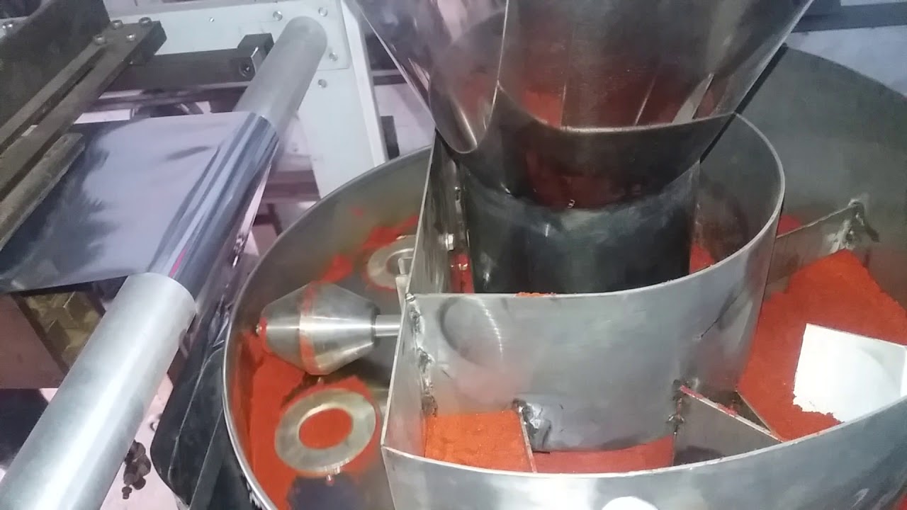 Chilli Powder Packing Machine - YouTube
