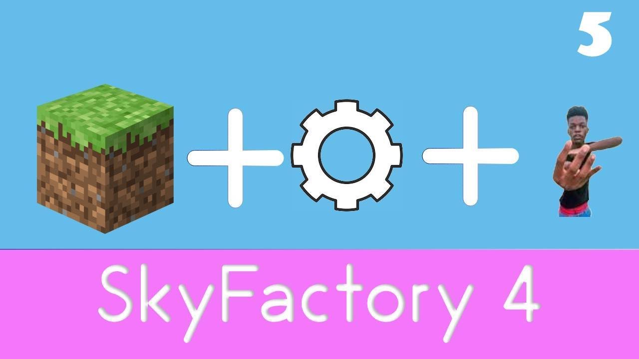 Minecraft Skyfactory 4(ep 5) - YouTube