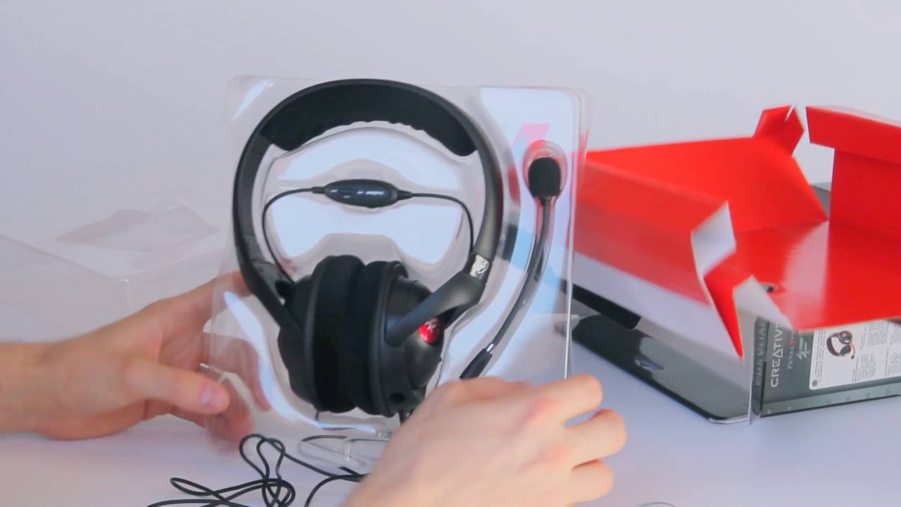 Gamer-Headset im Test - Creative Fatal1ty - Unboxing - YouTube