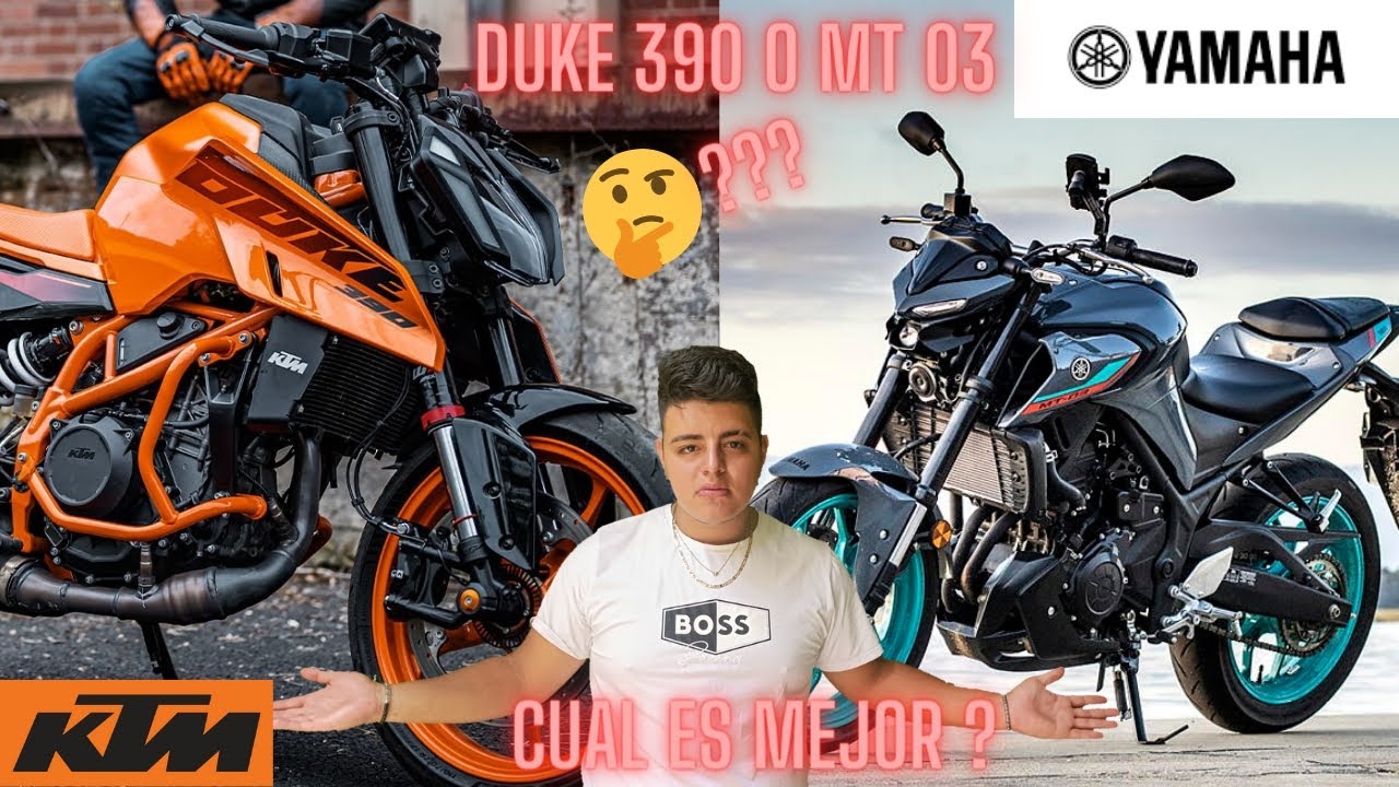 🤔MT 03 o Duke 390🏍️🔥¿cuál es mejor ?¿valen la pena?🤔 Diferencias y ...