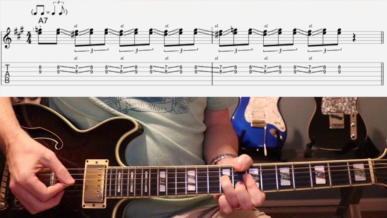 A New Twist on a Classic Blues Double Stop Lick - YouTube