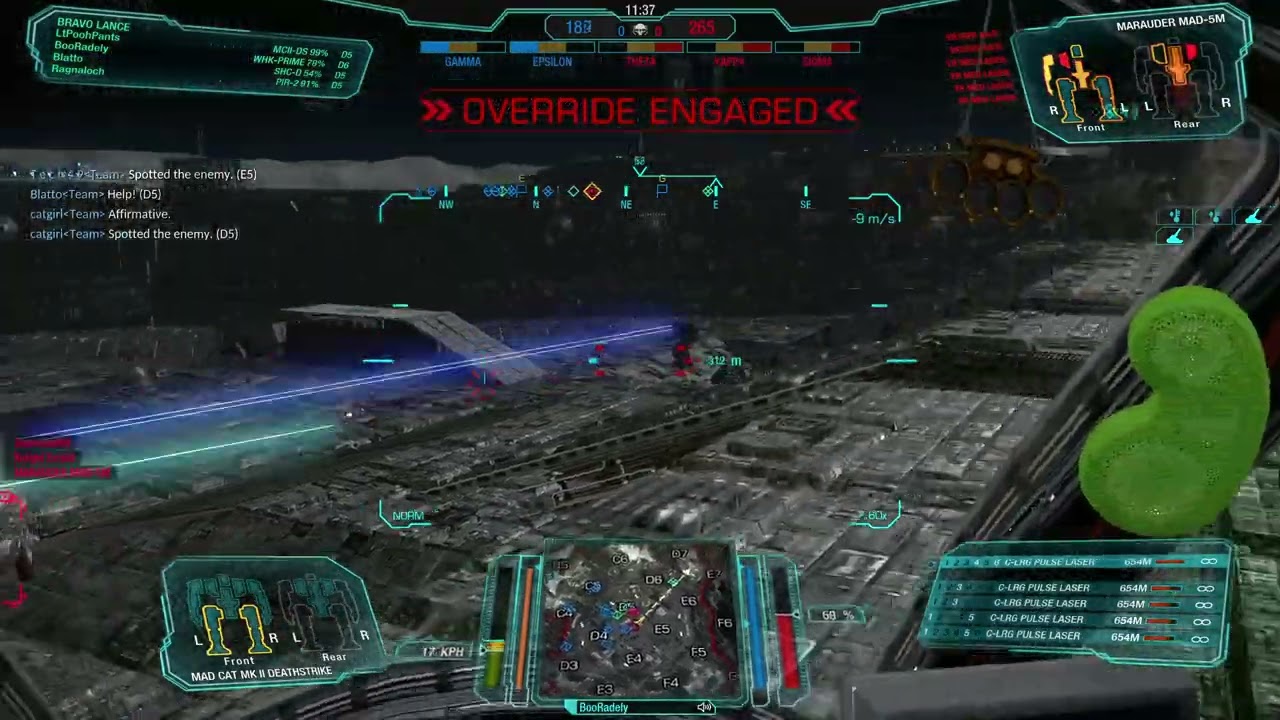 MWO - Madcat Deathstrike on HPG Manifold - YouTube