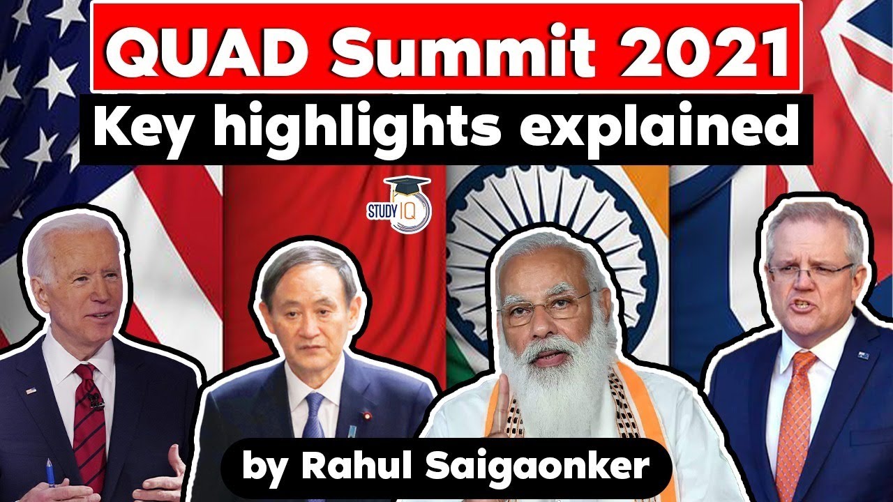Quad Summit 2021 - PM Modi said Quad will establish peace and ...
