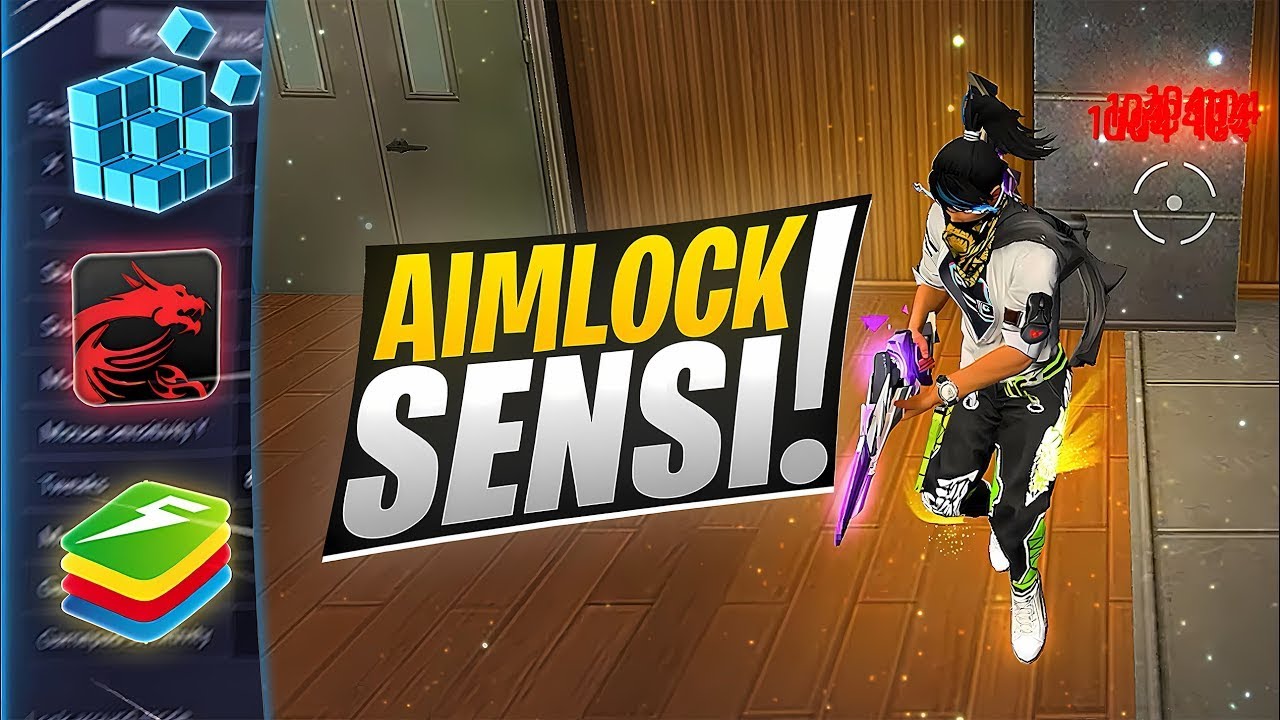 This Aimlock Setting Gives 99% Headshots: Bluestacks 4 l Msi 4 - YouTube