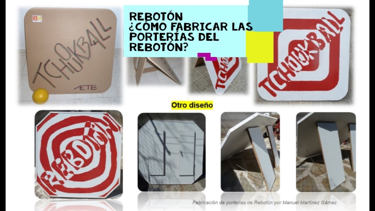 Rebotón JDA ¿Cómo fabricar las porterías de Rebotón? - YouTube
