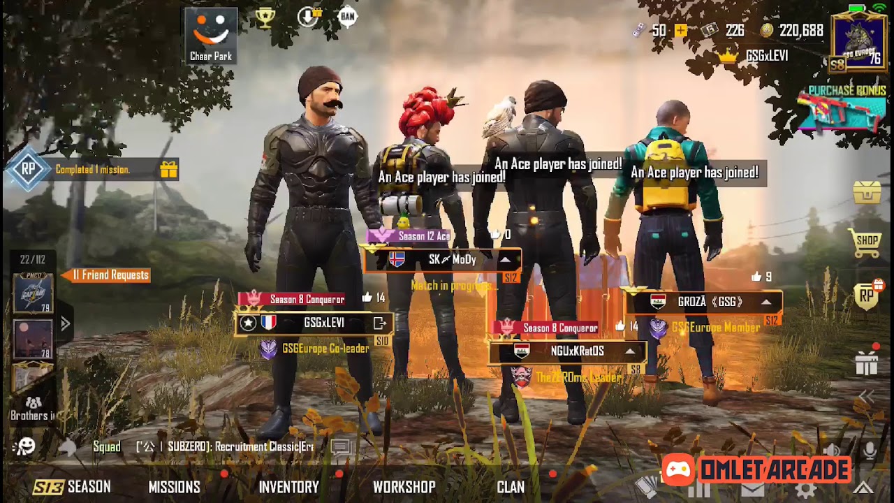 Levi pubg mobile / ببجي موبايل + ماب الابطال سانهوك 😛 - YouTube