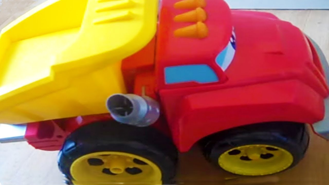 Playskool Chuck & friends My Talking dump Truck toy review - YouTube