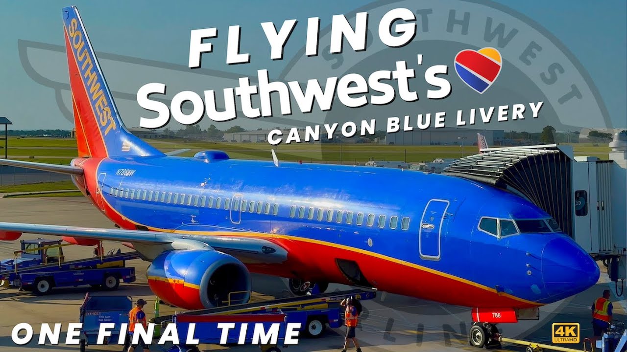 [4K] – Full Flight – Southwest Airlines – Boeing 737-7H4 – TUL-PHX ...