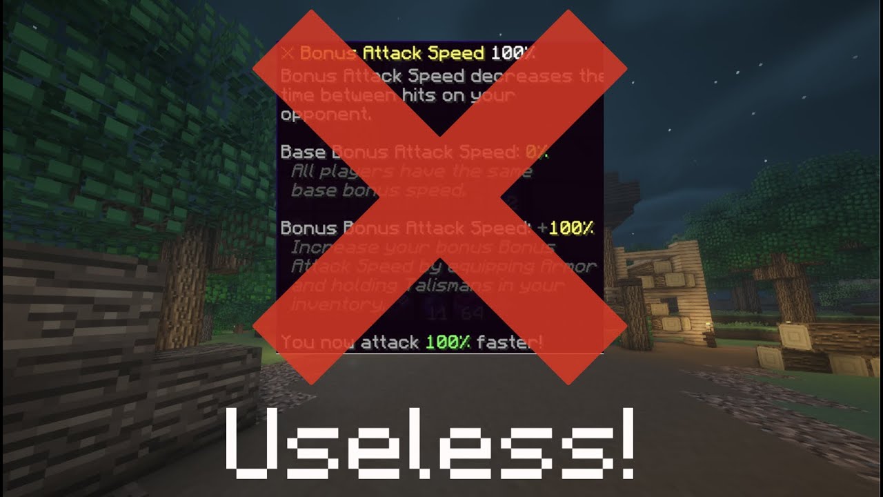 100% attack speed is useless...(hypixel skyblock) - YouTube