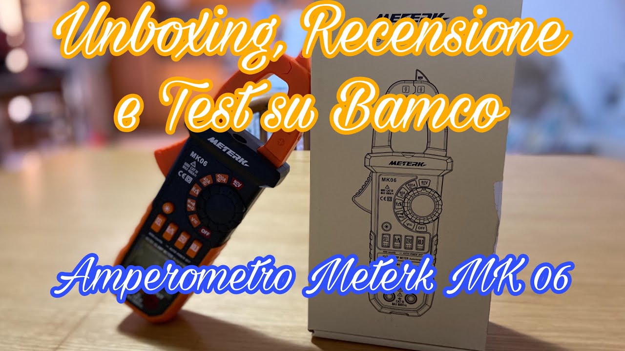 Amperometro Meterk MK06. Misurazione AC-DC. Come si usa un amperometro ...