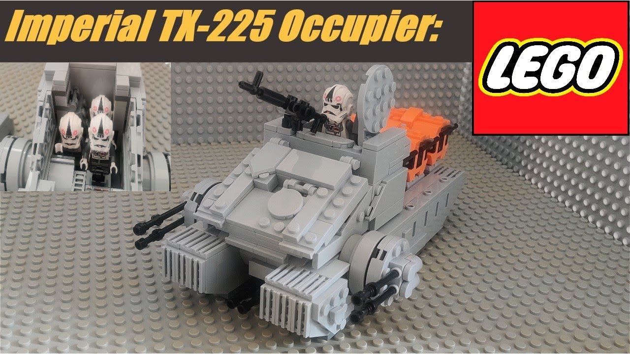 Detailed and Spacious Lego Occupier Tank MOC (with interior) - YouTube