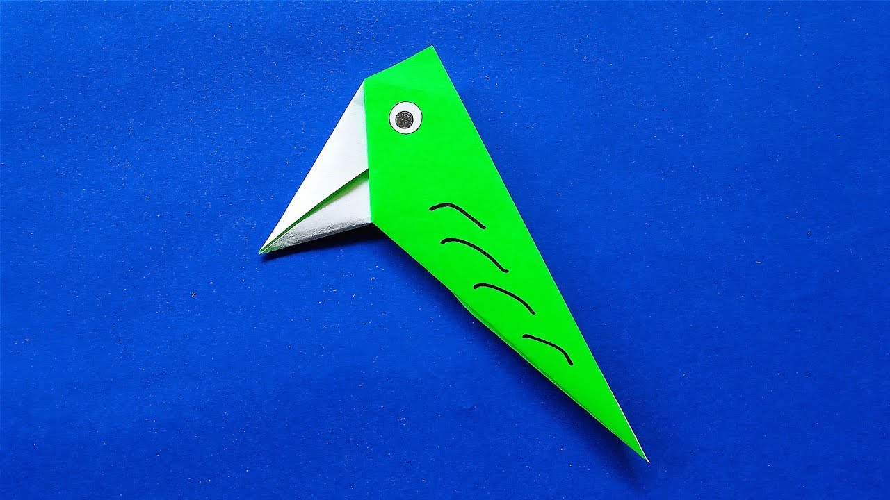 Tutorial Origami Burung Pelatuk | Origami Woodpecker | Paper Bird - YouTube