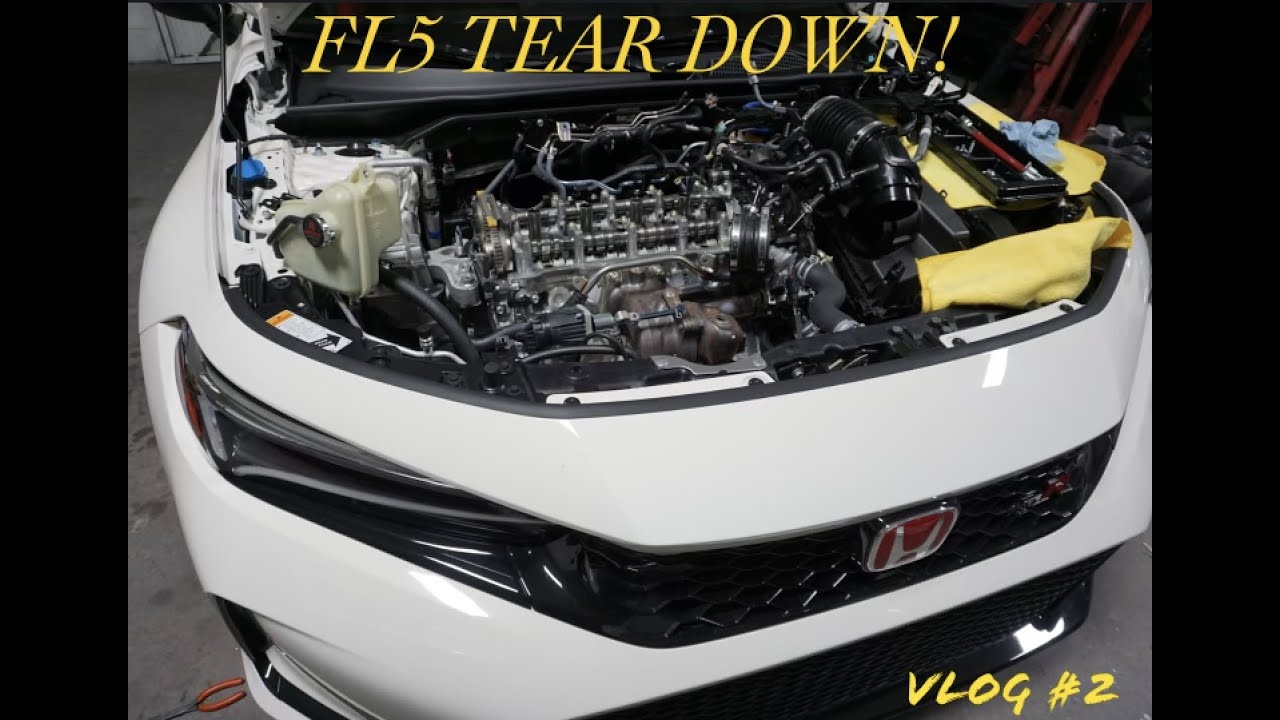 FL5 Honda Civic Type R Tear Down!! Vlog 002 - YouTube