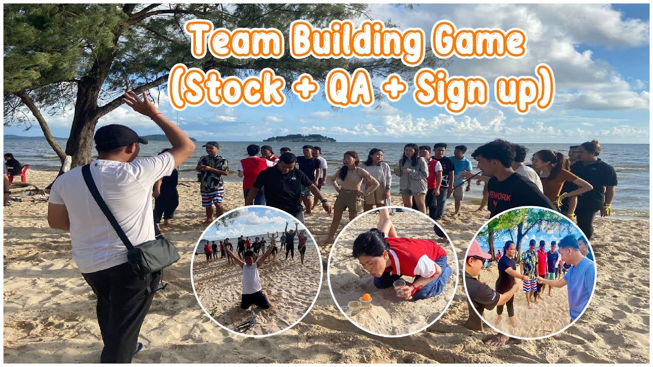 Team Building Game Mekongnet at Sihanoukville ( Otres Beach ) Cambodia ...