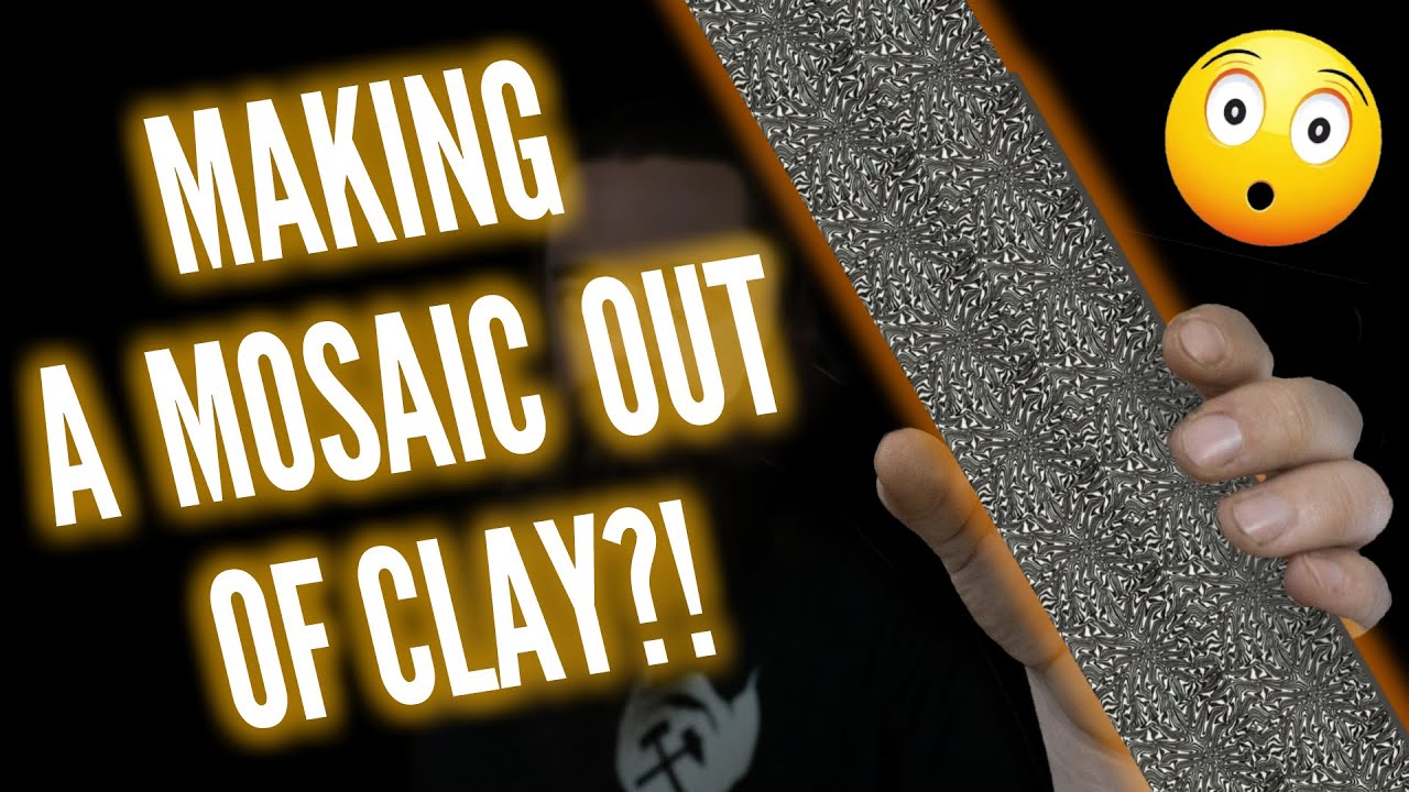 Can we make Mosaic Damascus with just Clay? - YouTube