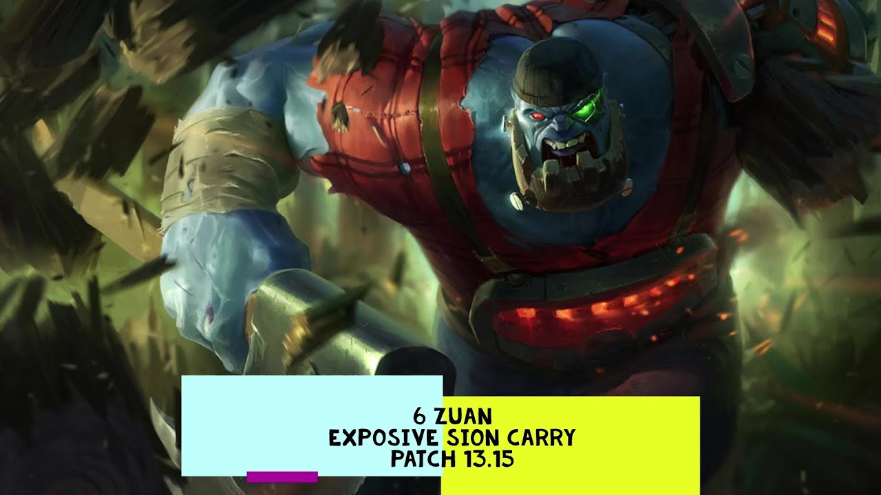 6 Zuan Explosive Sion Carry | TFT Set 9 Comps | Full Gameplays |聯盟戰棋 ...