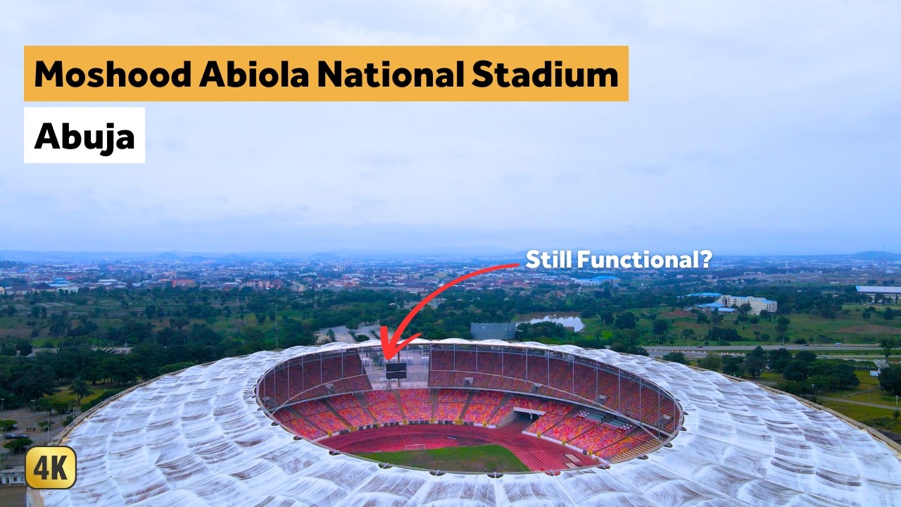 Exploring Abuja’s Moshood Abiola Stadium | 4K Walking Tour and Drone ...