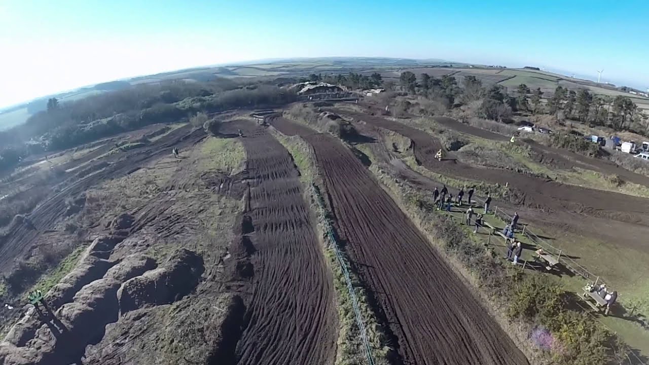 Gopro- Mitchell mx track 7/2/15- DJI Phantom - YouTube