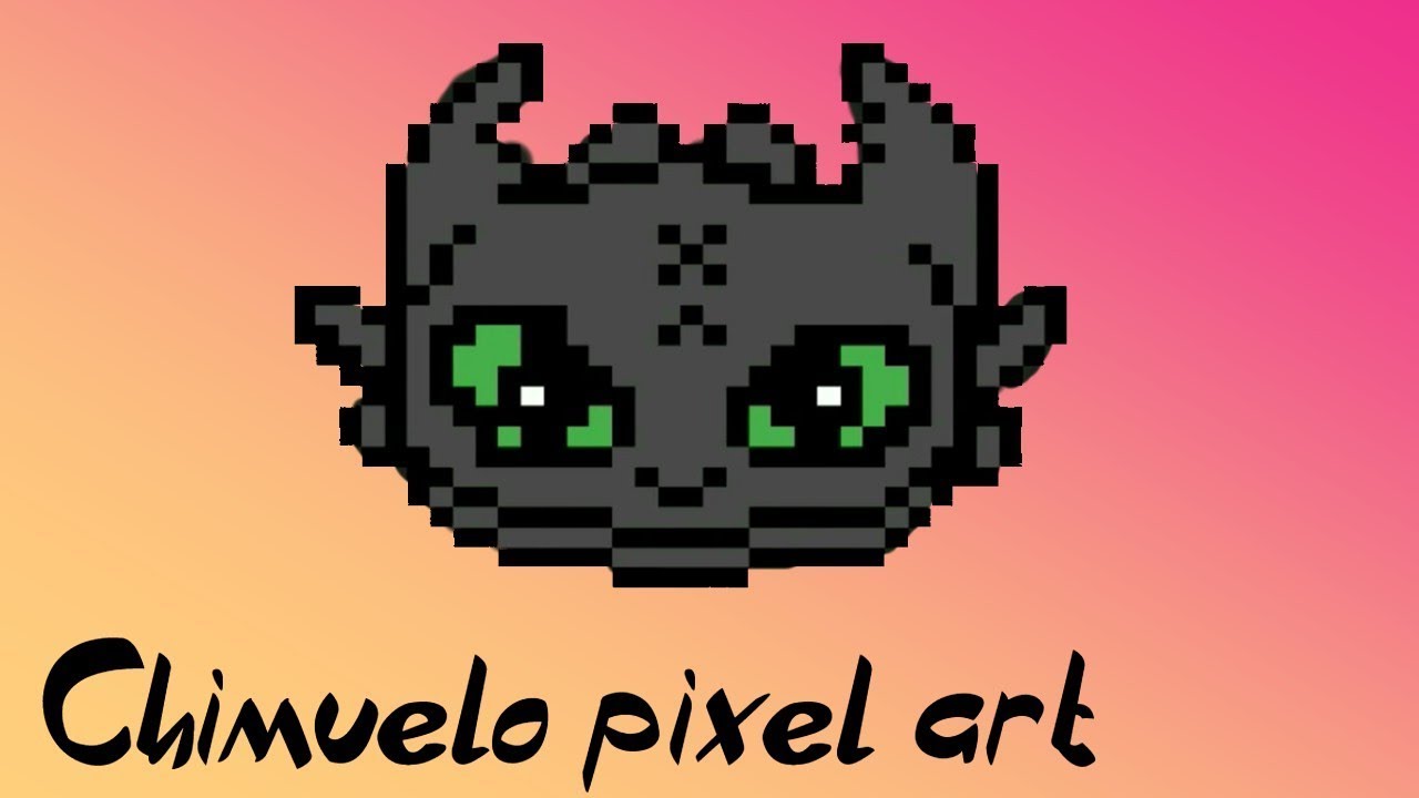 Chimuelo pixel art - YouTube