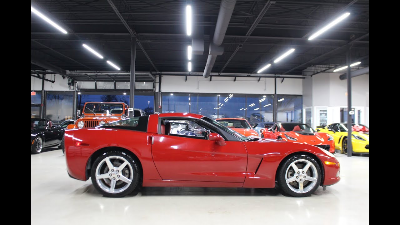 2005 Chevrolet Corvette C6! Red on Red! 6.0L LS2 V8! 6 Speed Manual ...