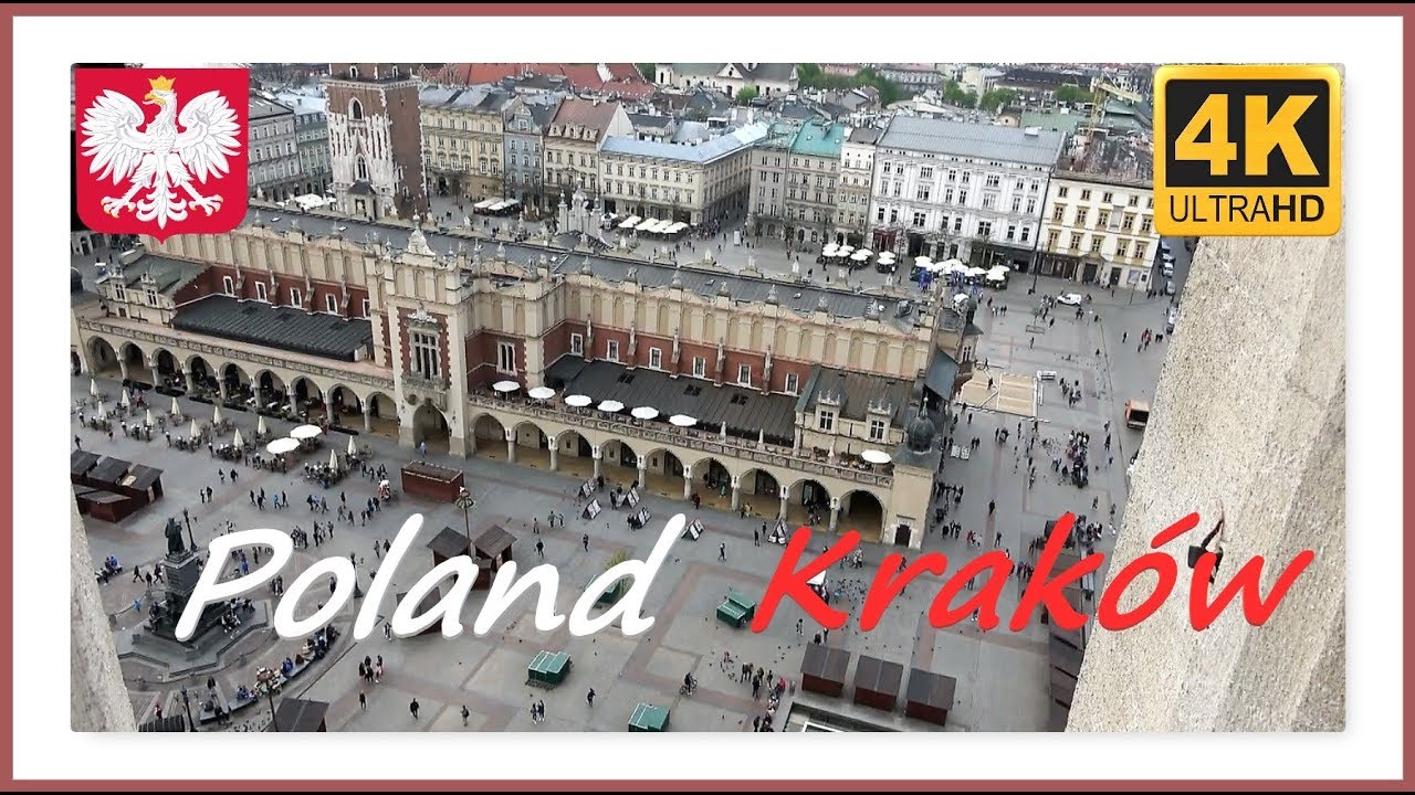 Poland in 4K UHD - Krakow -View from The Tower. - YouTube