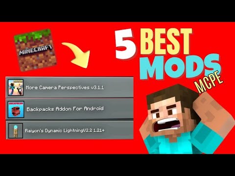 Top 5 Minecraft pe 1.21 Mods to Enhance Your Gameplay #1 - YouTube