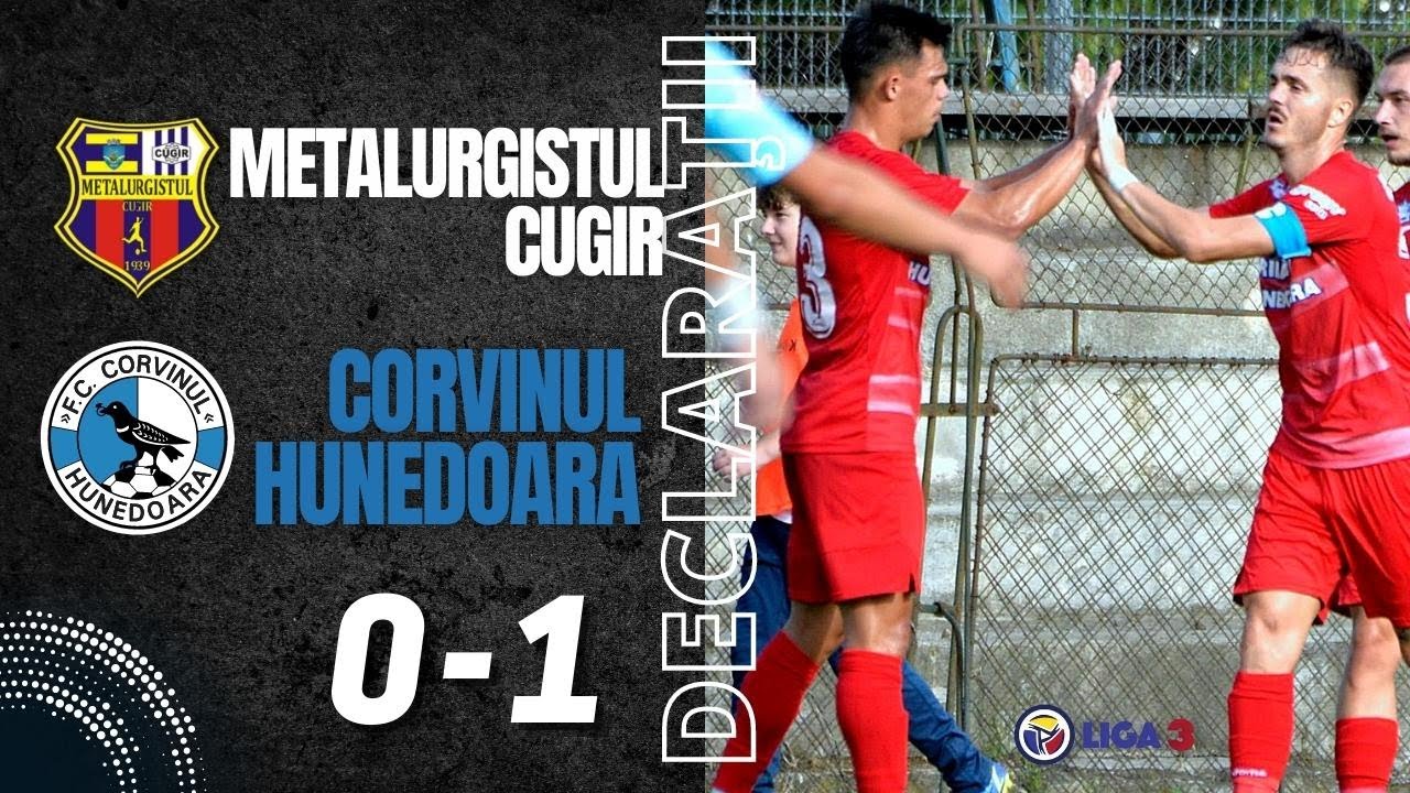 DECLARAȚII | Florin Maxim & Marius Chindriș după Metalurgistul Cugir ...