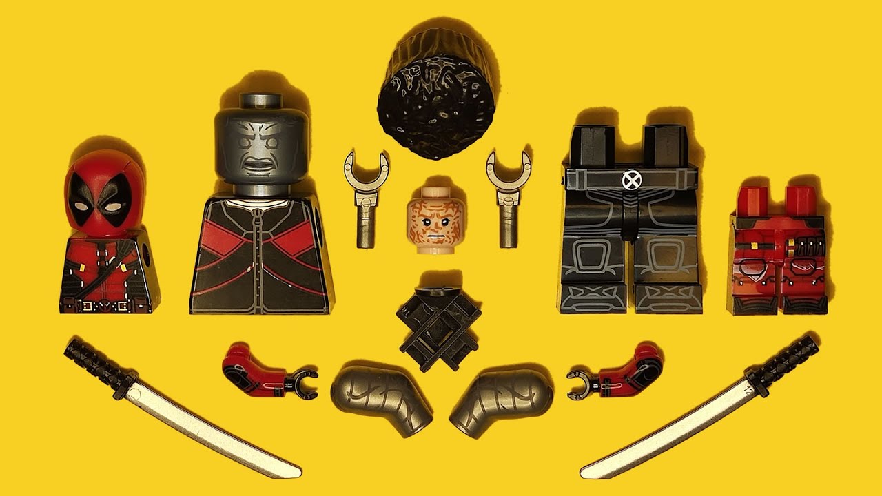LEGO Deadpool | Wade Wilson VS. Big Colossus | Unofficial Minifigure ...