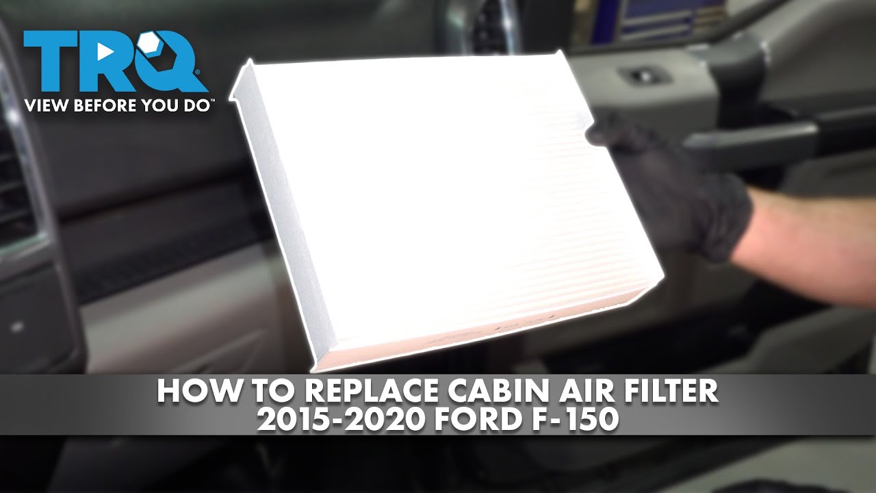 How to Replace Cabin Air Filter 2015-2020 Ford F-150 - YouTube