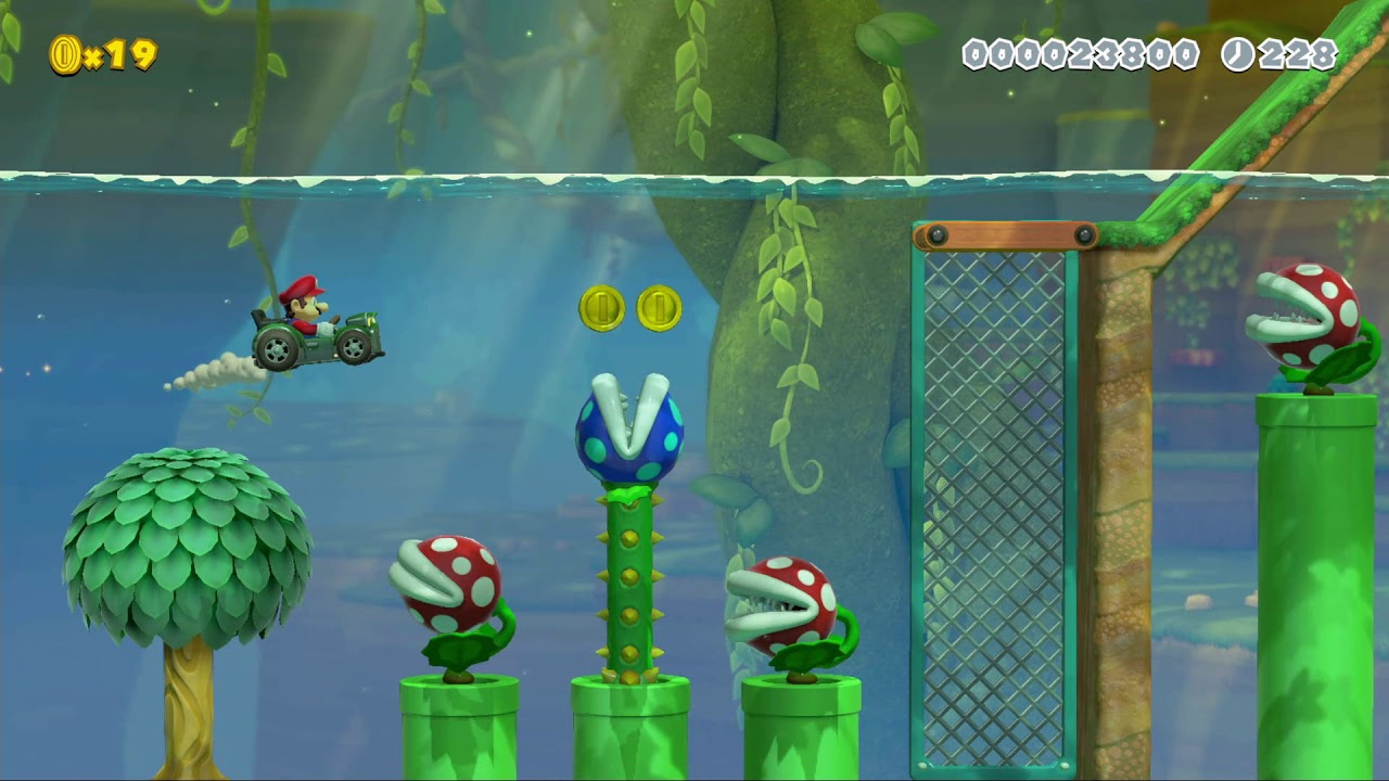 Underwater Drive - Super Mario Maker 2 - Course World Gameplay - YouTube