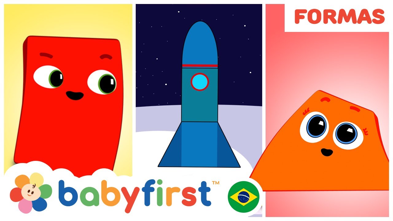 Vídeos Educativos | Aprenda as cores e as formas geometricas | Foguete ...