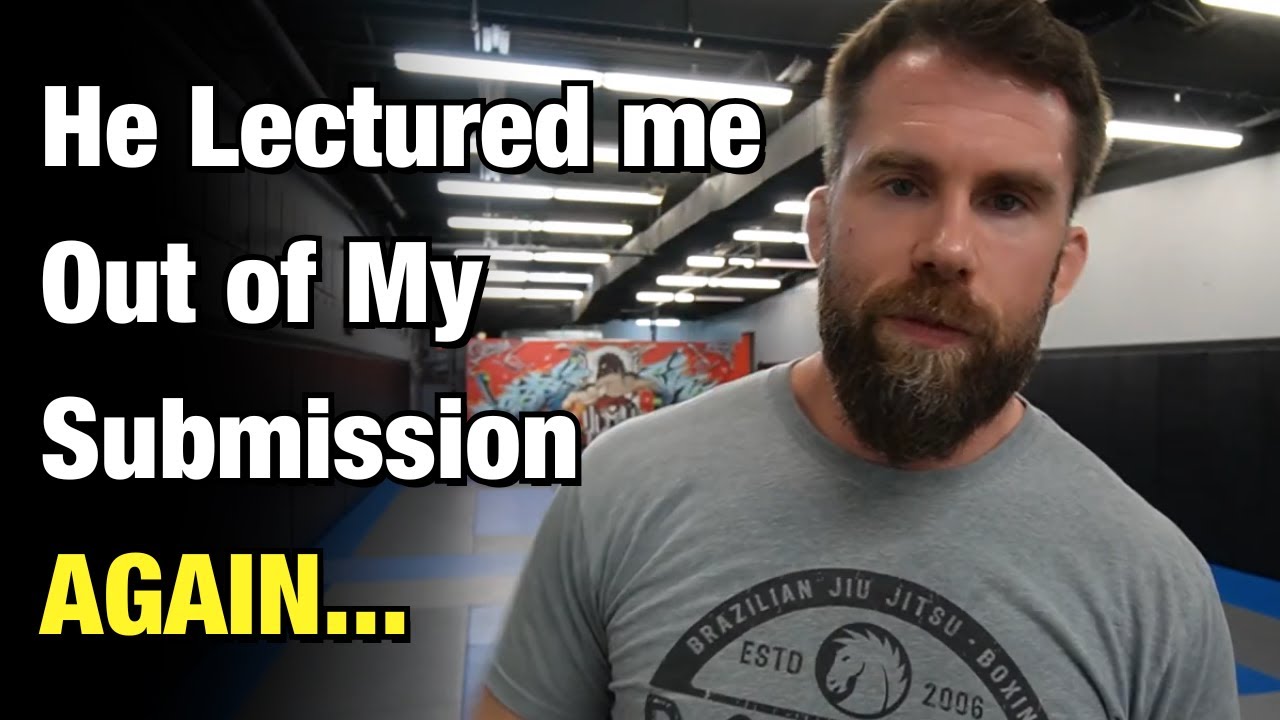 Annoying Purple Belt Lectures Blue Belt Out of Submissions - YouTube
