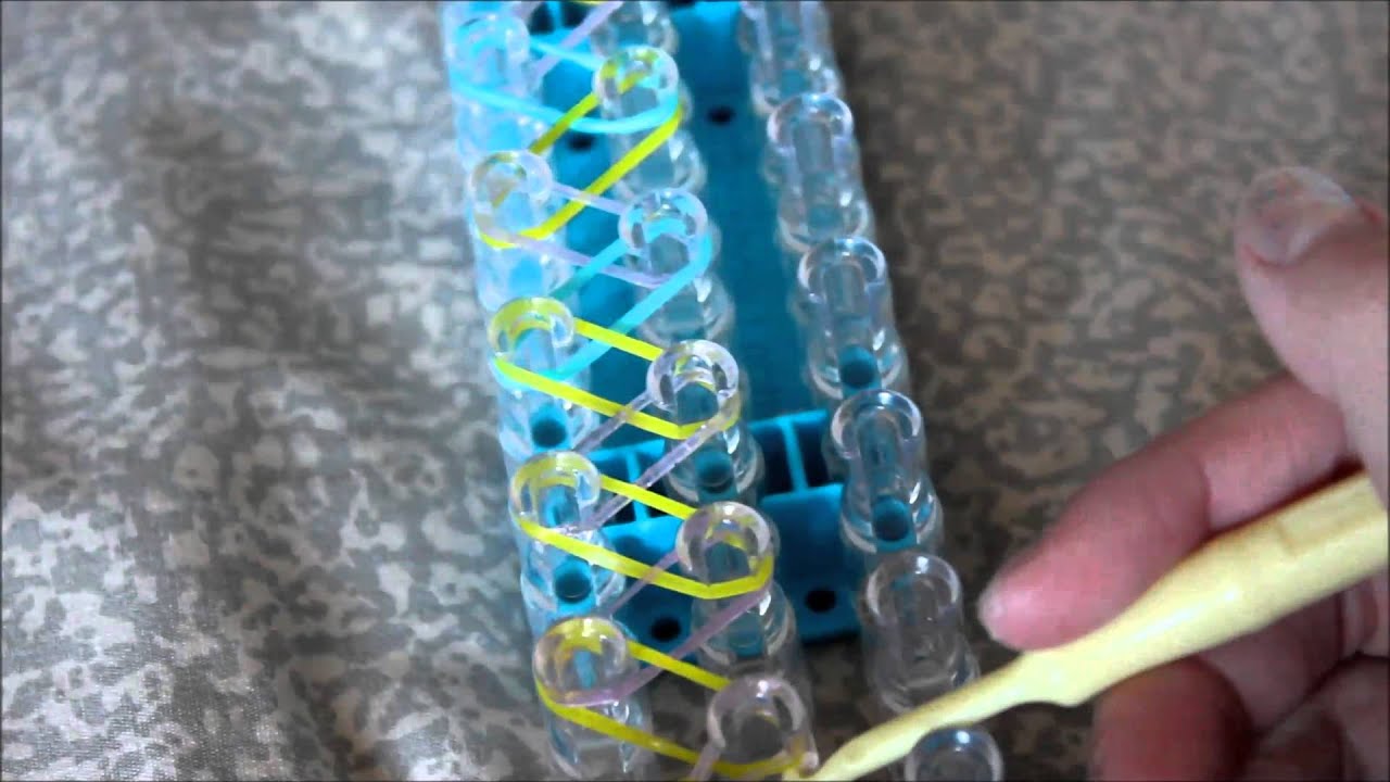 Rainbow Loom: How to Make a Single Chain Bracelet - YouTube
