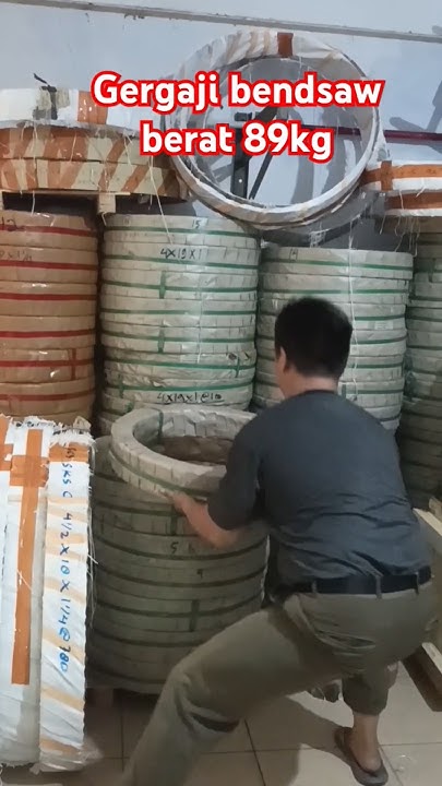 89kg 100 meter gergaji bendsaw SKS - YouTube