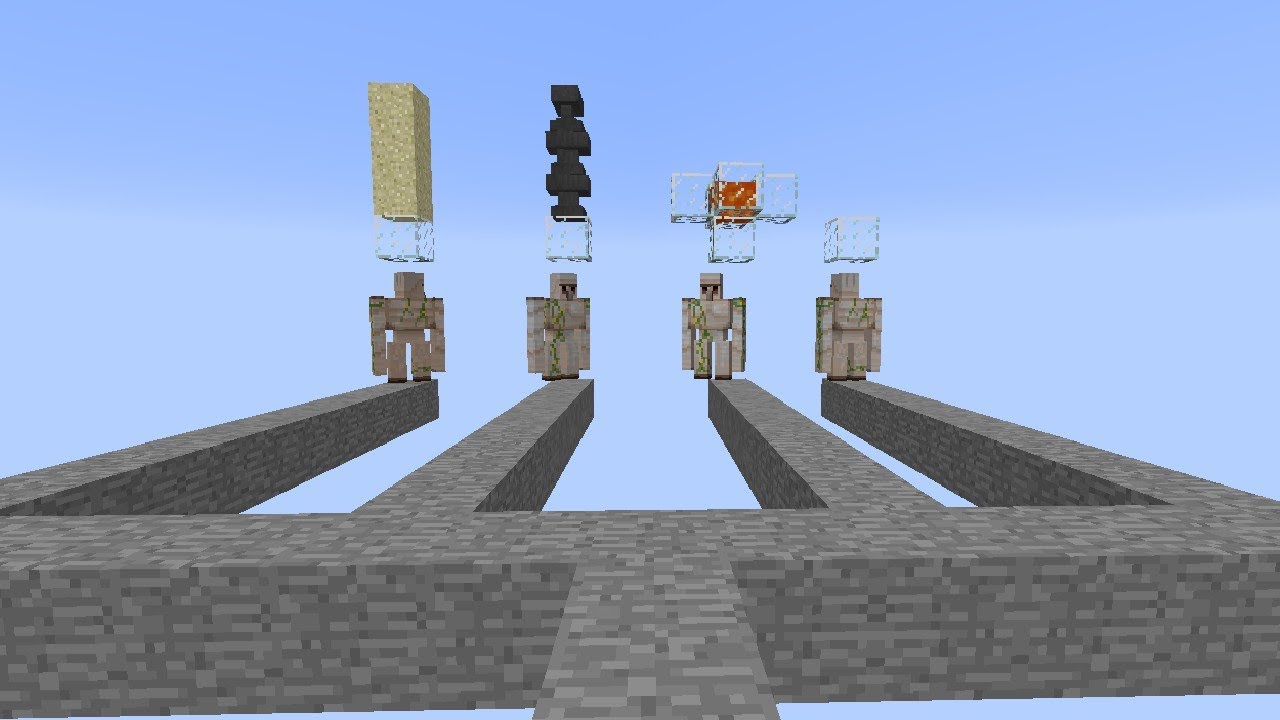 Which iron golem will survive this // minecraft meme - YouTube
