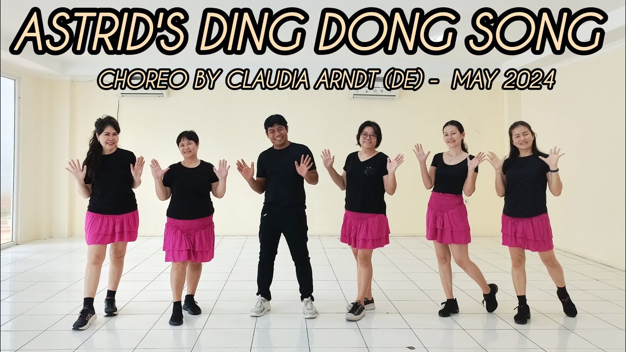 Astrid's Ding dong song//Line Dance//Coach Sugeng//Lunatic - YouTube