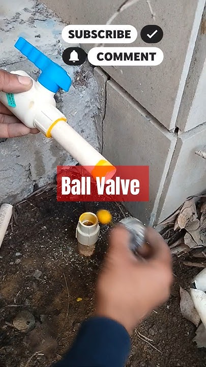 Cpvc Ball valve installation ll how to replace ball valve #shorts #pvcvalves #diy - YouTube