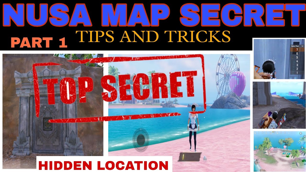 Bgmi NUSA Map SECRET LOCATION | NUSA Map hidden location - YouTube