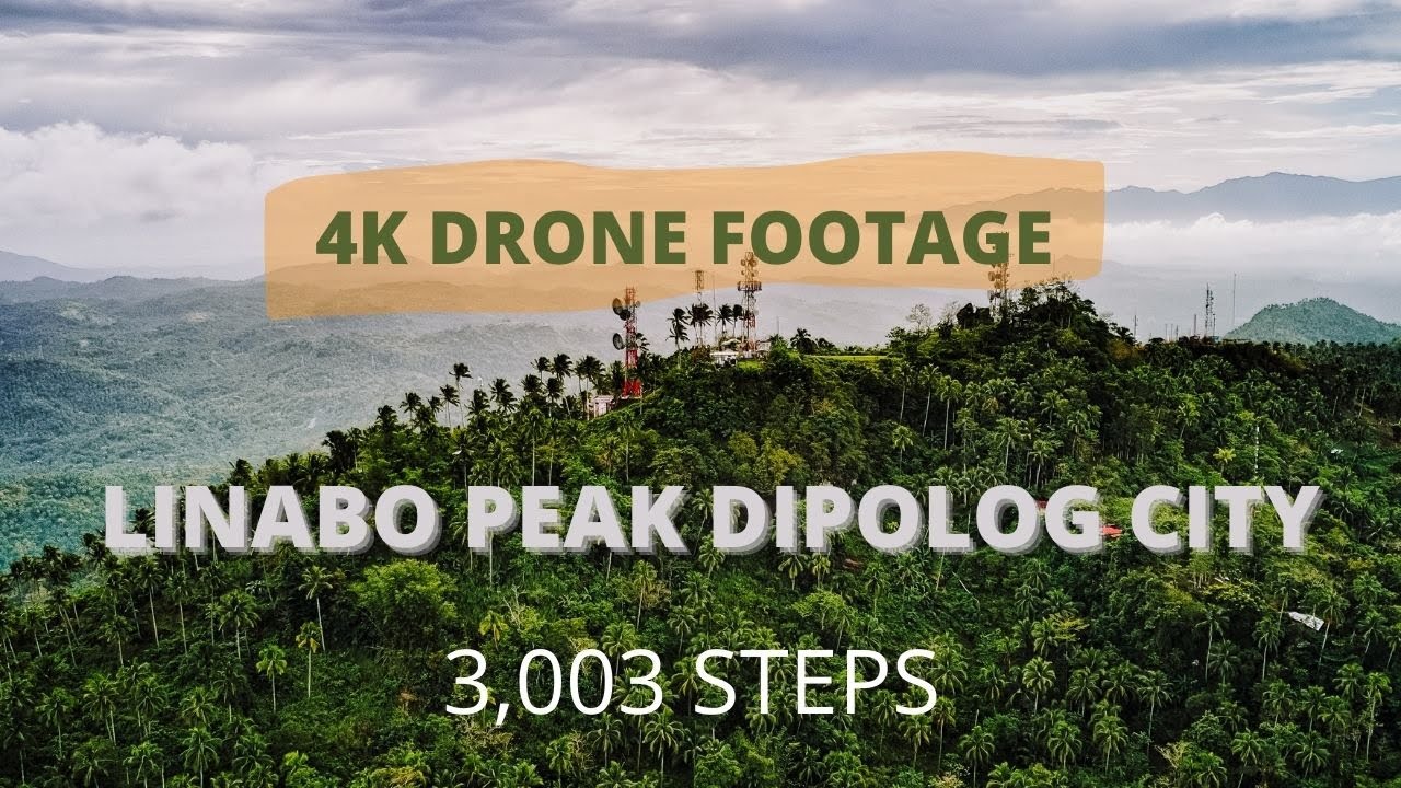 Linabo Peak Dipolog City | 4K Drone shot | Aerial View of Dipolog City ...