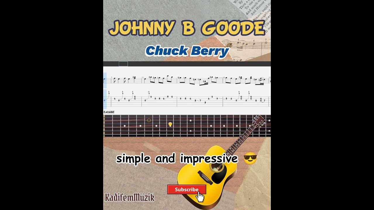 Best Part Of Chuck Berry Johnny B Goode Simple And Impressive Guitar Tabs Youtube