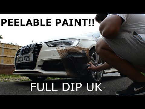 I TRIED OUT FULL DIP-UK ( PLASTI DIP )