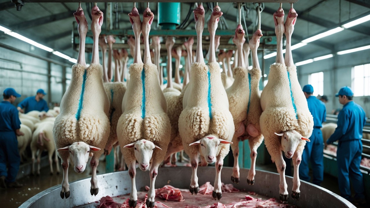 How Millions of Sheep Are Raised and Harvested in Factories ...