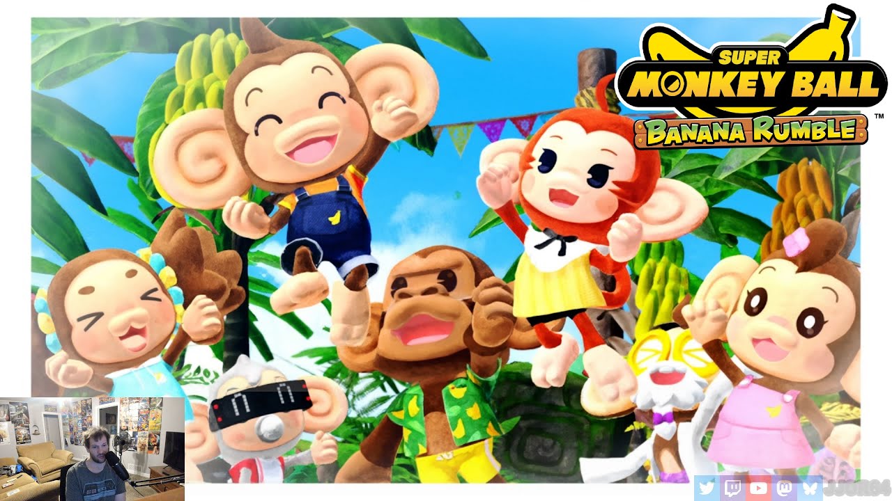Super Monkey Ball Banana Rumble (Switch) - Adventure Mode and Online Multiplayer - YouTube