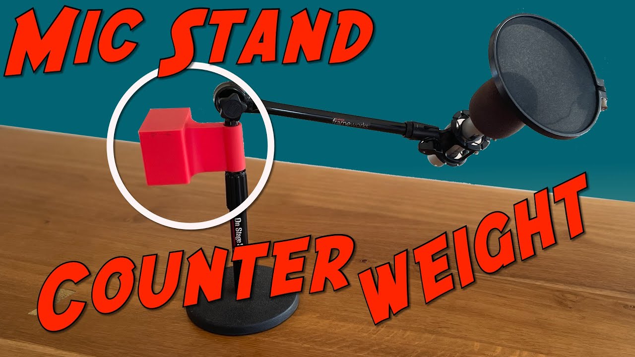 Microphone Stand Counterweight for $3 - YouTube