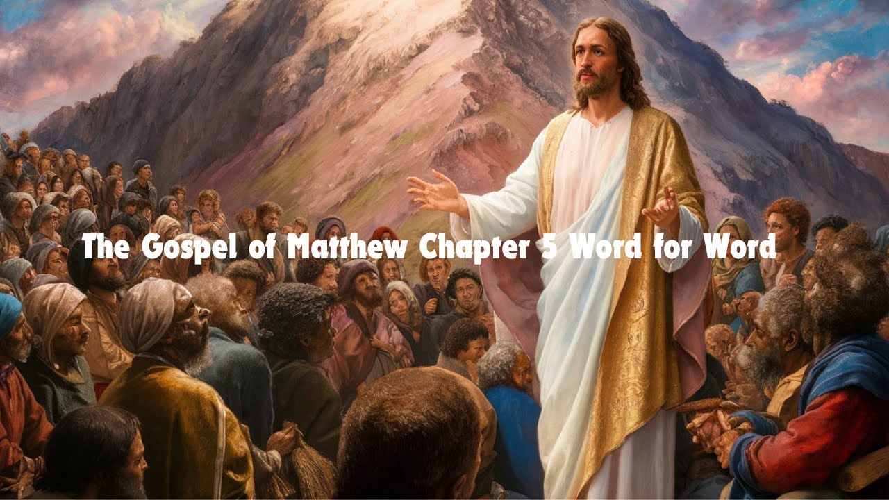 Matthew Chapter 5 (NIV Word for Word) Join Jesus for the Sermon on the ...